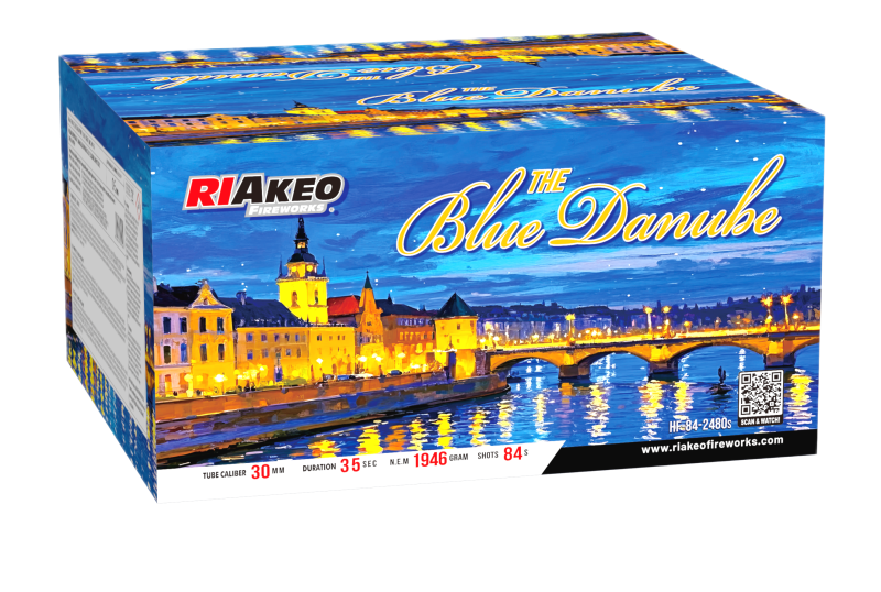 Riakeo The Blue Danube - 84 Schuss | RS Feuerwerk