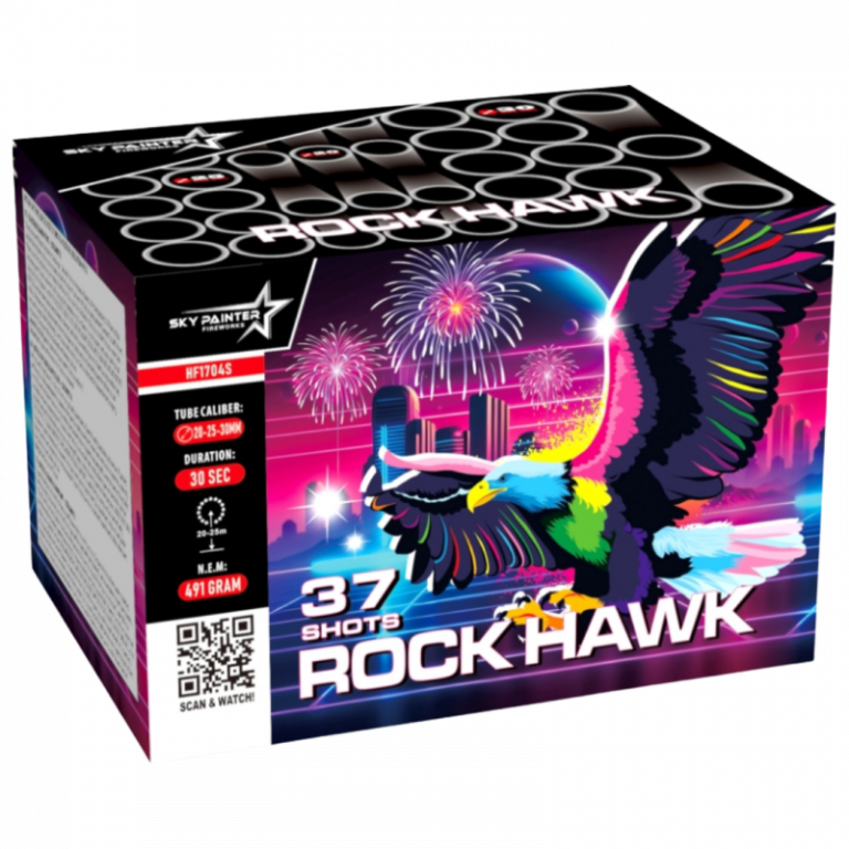 Sky Painter Rock Hawk - 37 Shots | RS Feuerwerk